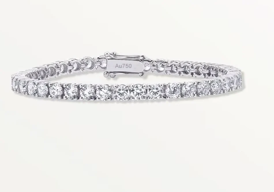 Lab Diamond Bracelets in Gold – Gempanache